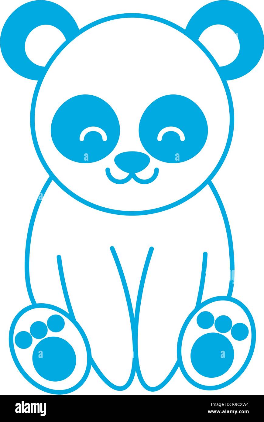 cute panda bear icon Stock Vector Image & Art - Alamy