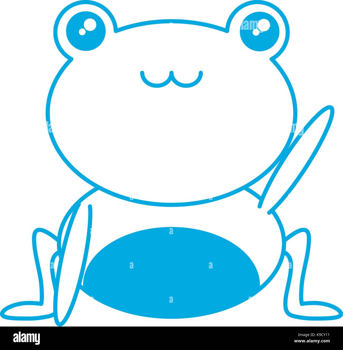 cute frog icon Stock Vector Image & Art - Alamy