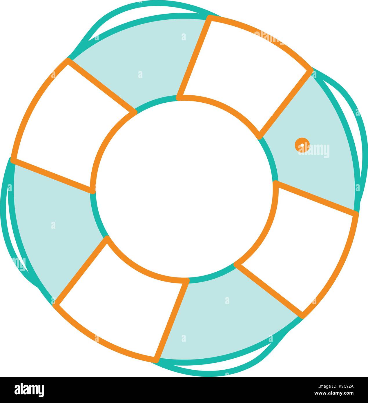 lifeguard float isolated icon vector illustration design Stock Vector ...