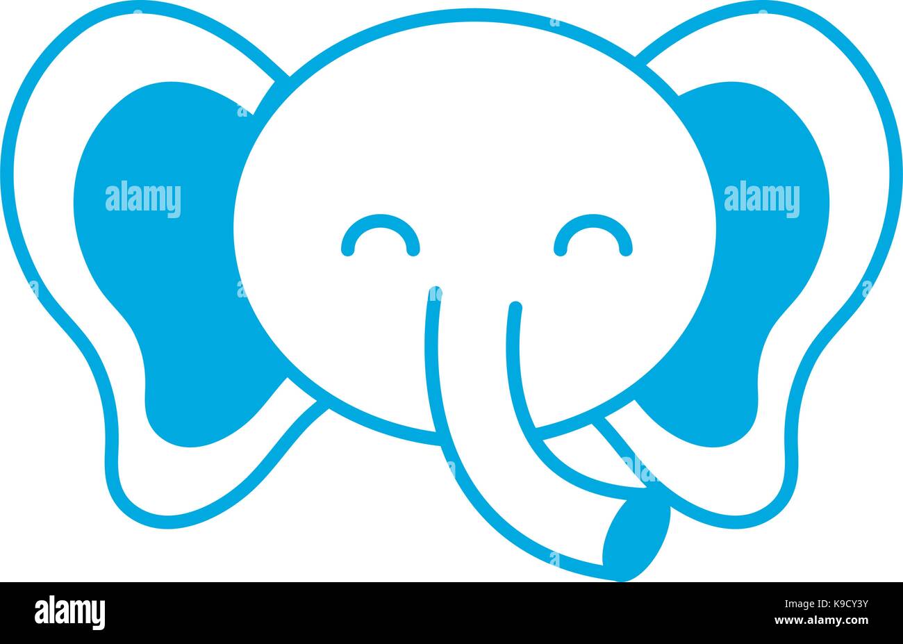 cute elephant icon Stock Vector Image & Art - Alamy