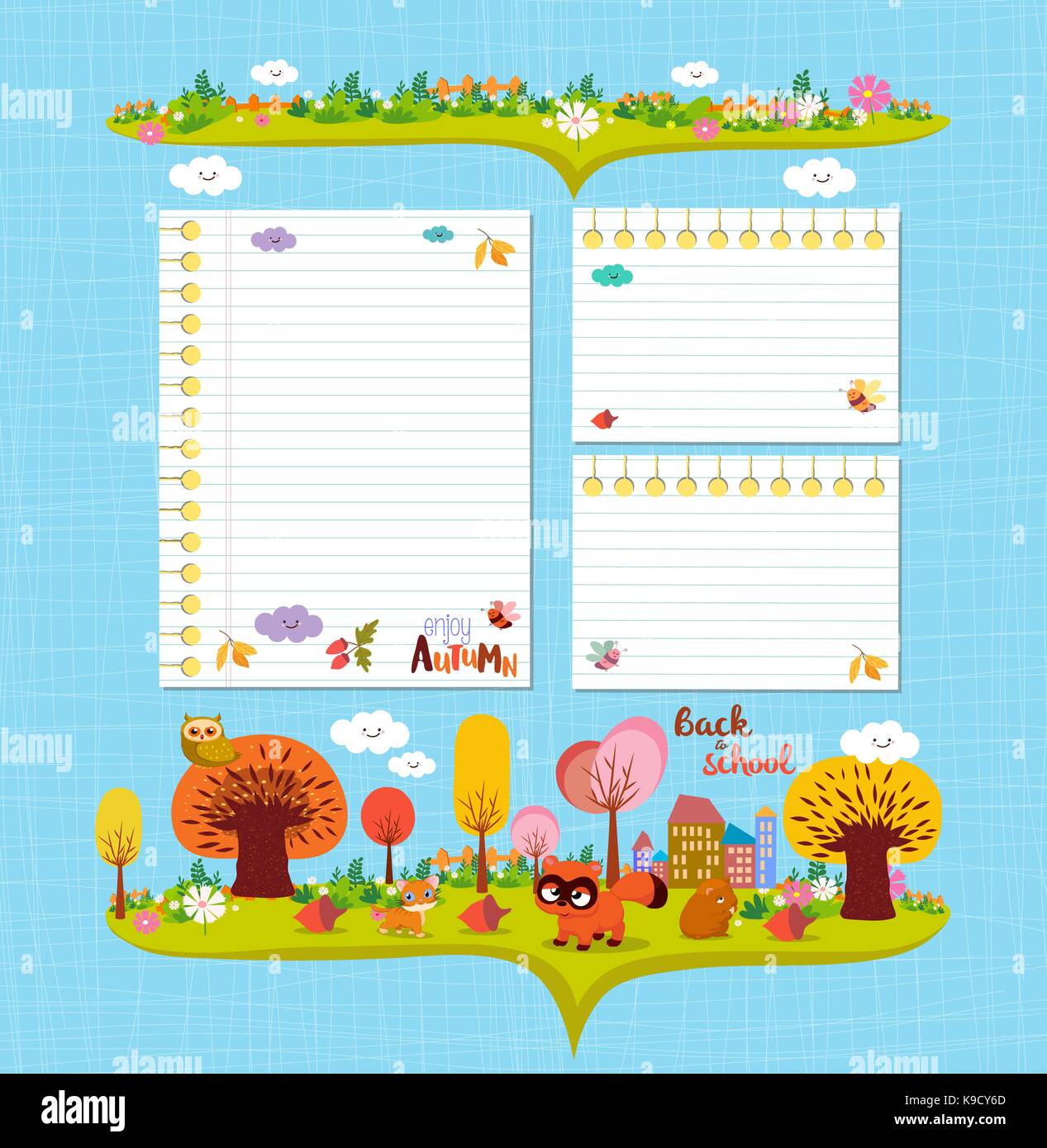 Welcome back nature Stock Vector Images - Alamy