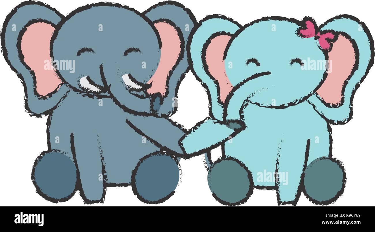 cute elephant icon Stock Vector Image & Art - Alamy