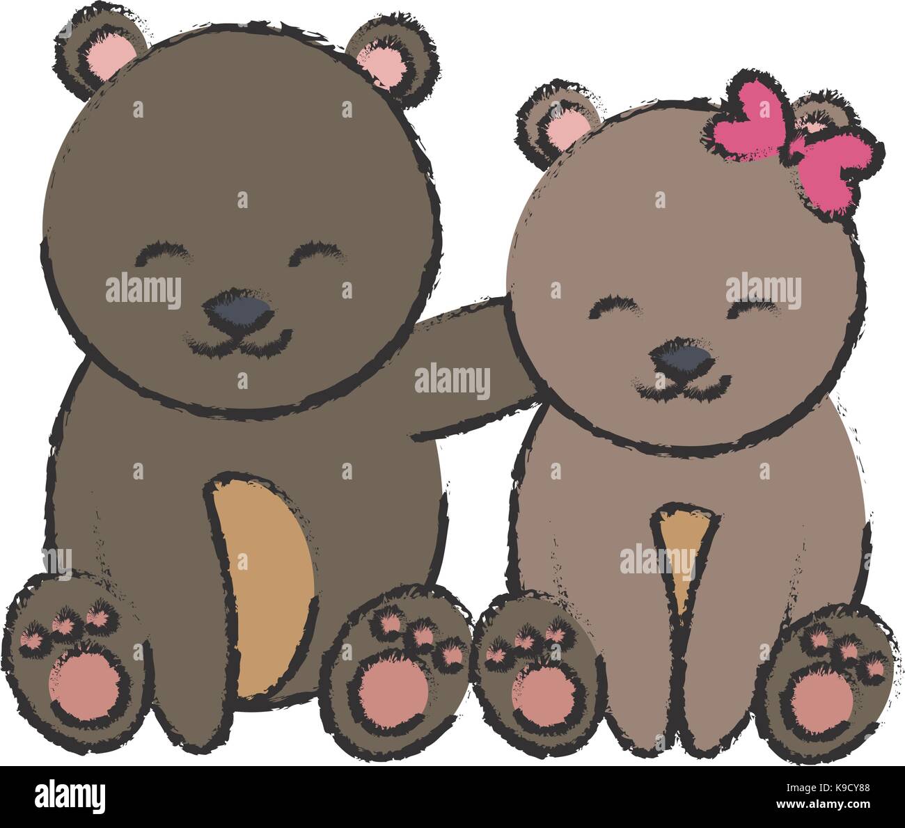 cute bears icon Stock Vector Image & Art - Alamy