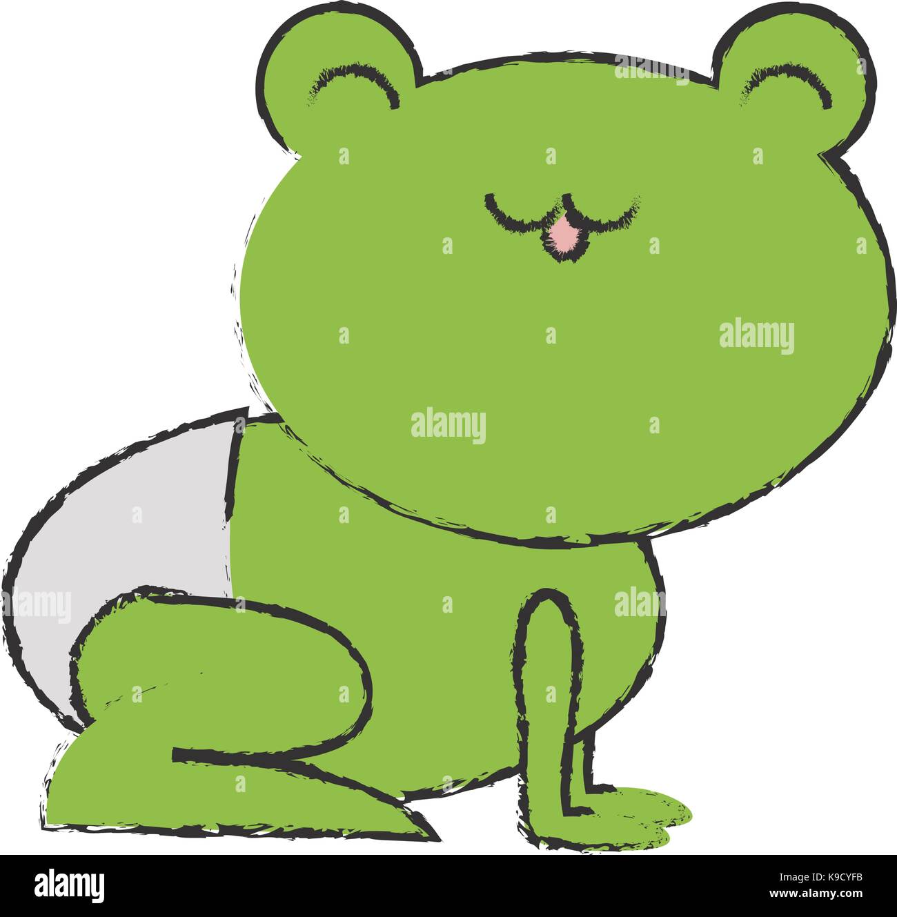 cute frog icon Stock Vector Image & Art - Alamy