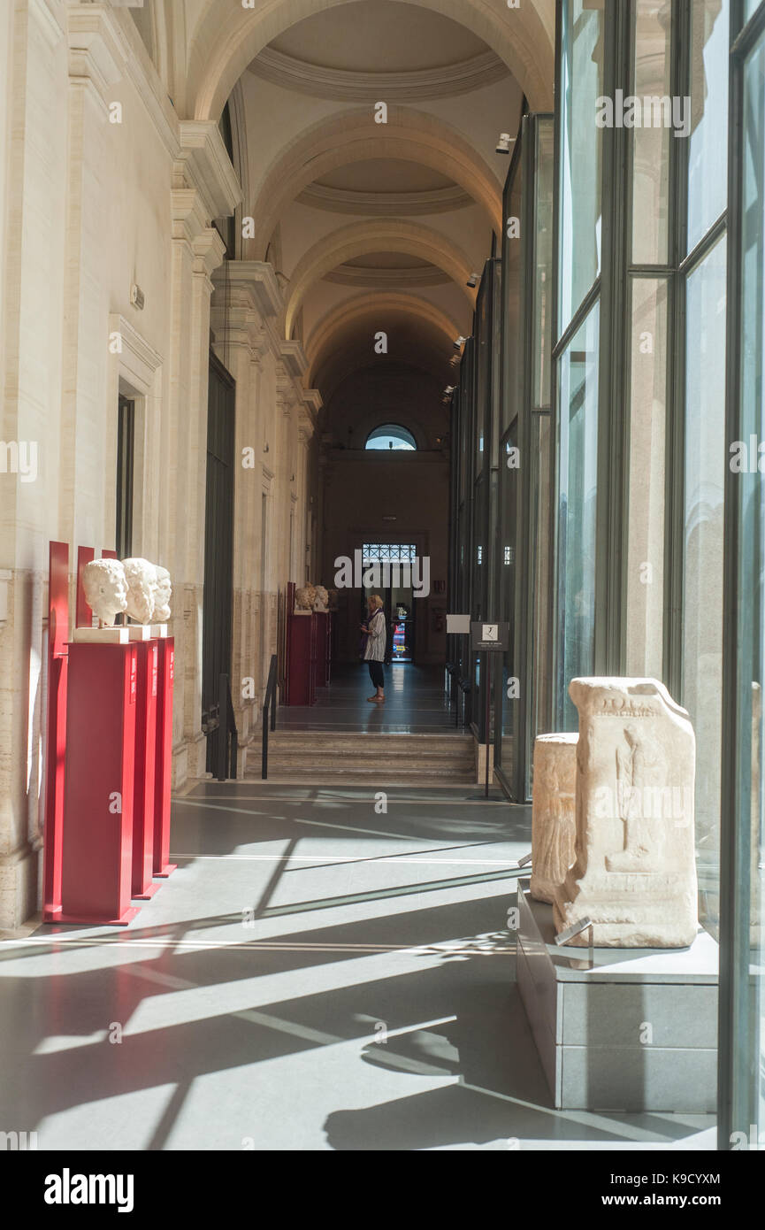 Interior of Palazzo Massimo alle Terme in Rome, Italy Stock Photo - Alamy