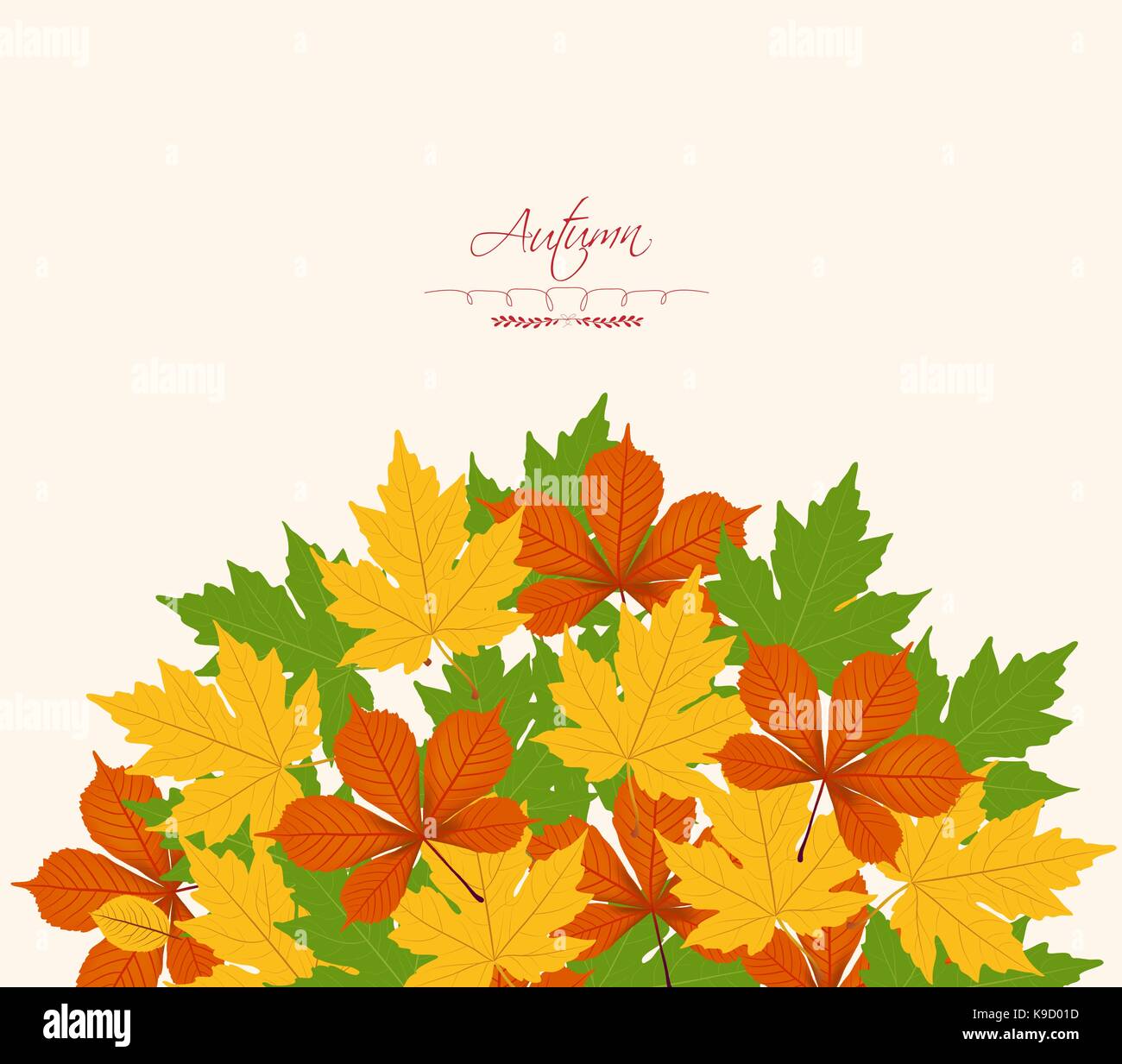 autumn leaf background Stock Vector Image & Art - Alamy