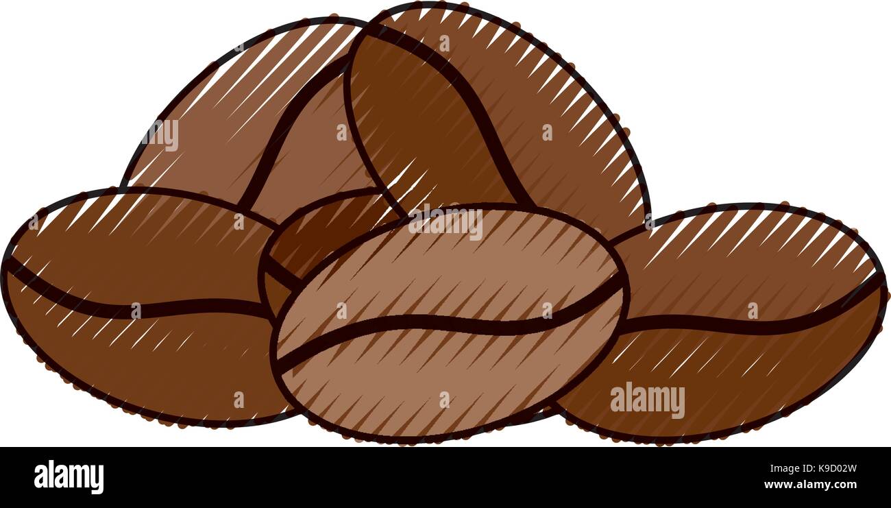 coffee grain vector illustration Stock Vector Image & Art - Alamy