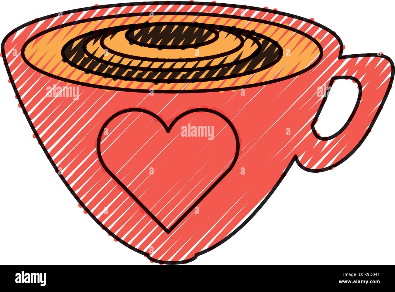 cappuccino vector illustration Stock Vector Image & Art - Alamy