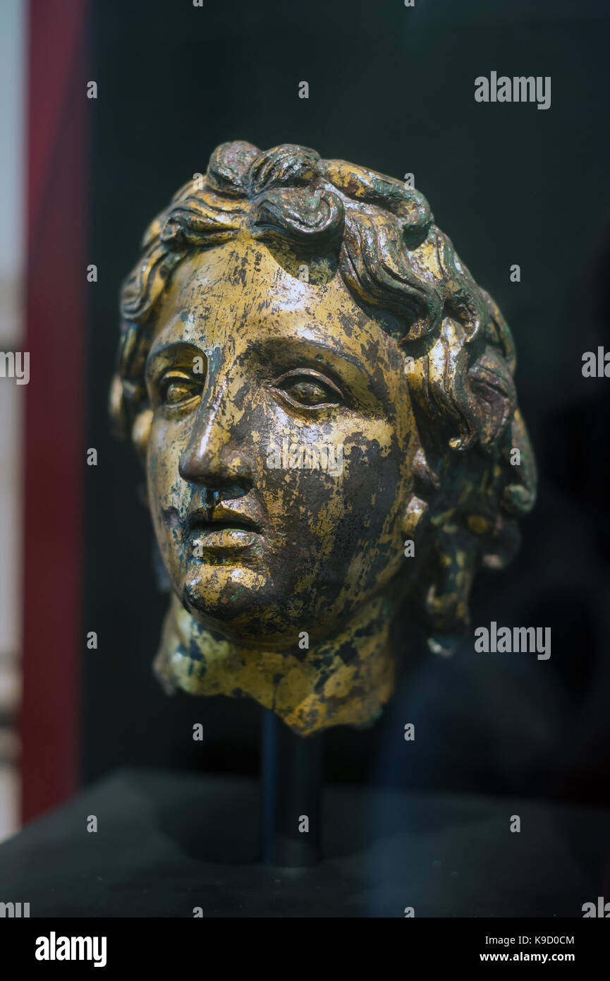 Rome. Italy. Portrait of Alexander the Great (356-323 BC). Palazzo ...