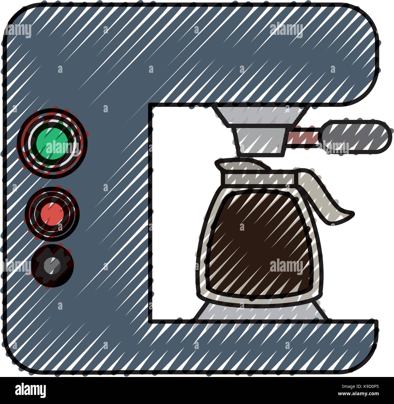coffe maker vector illustration Stock Vector Image & Art - Alamy