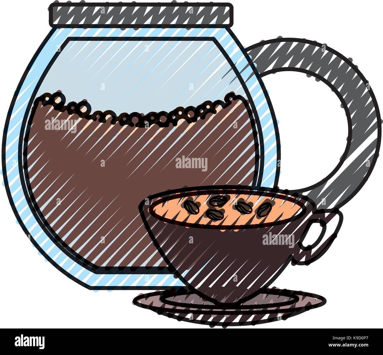 coffee jar vector illustration Stock Vector Image & Art - Alamy