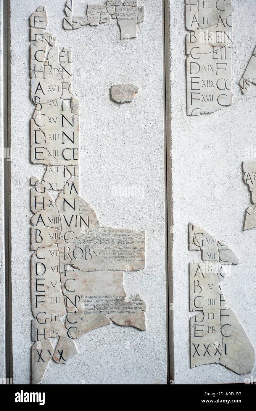 Fasti roman calendar hi-res stock photography and images - Alamy