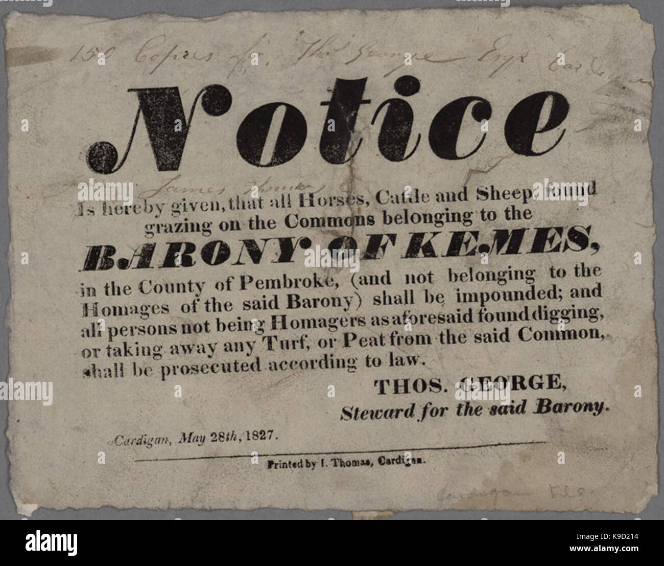 Map of the barony hi-res stock photography and images - Alamy