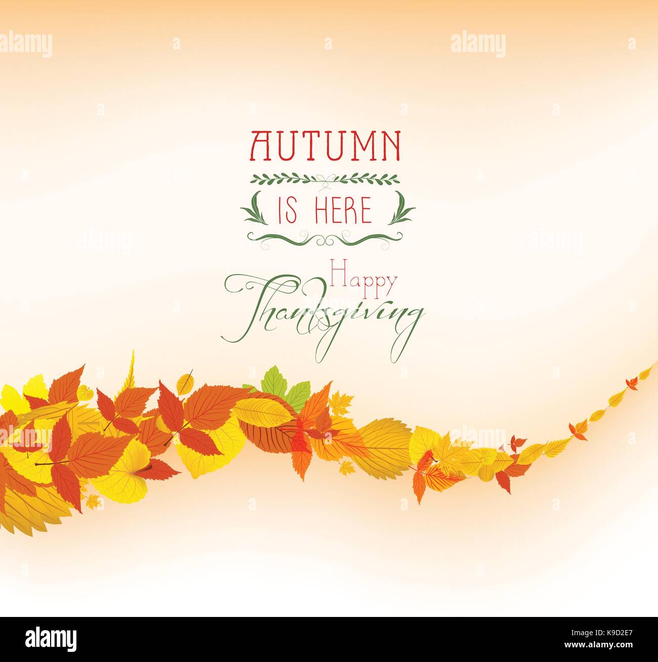 Falling acorns Stock Vector Images - Alamy