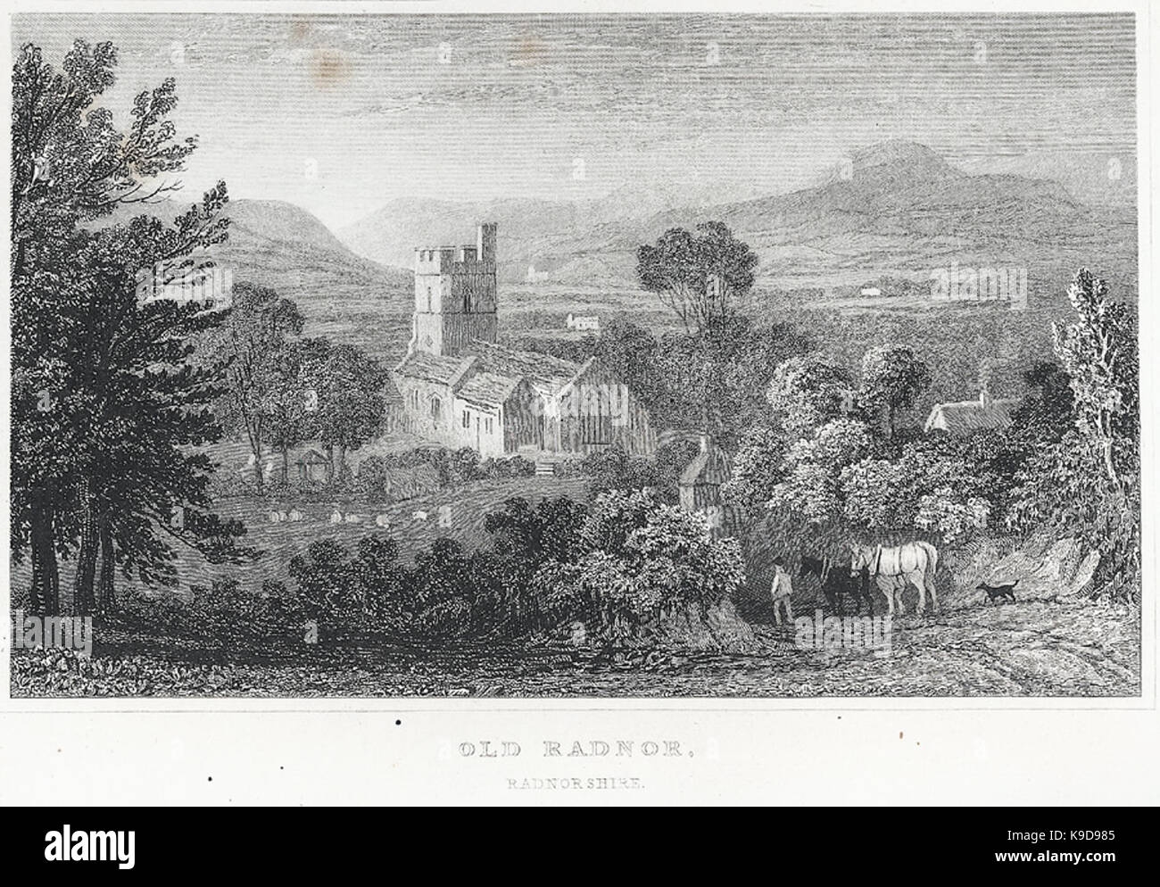 Old Radnor, Radnorshire Stock Photo - Alamy