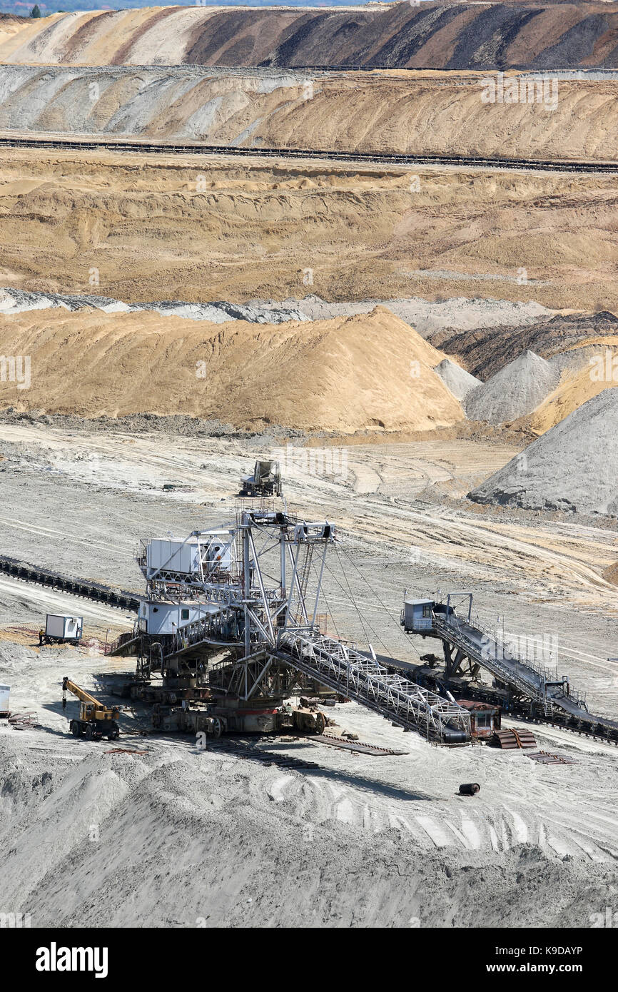 open pit coal mine excavator Stock Photo - Alamy