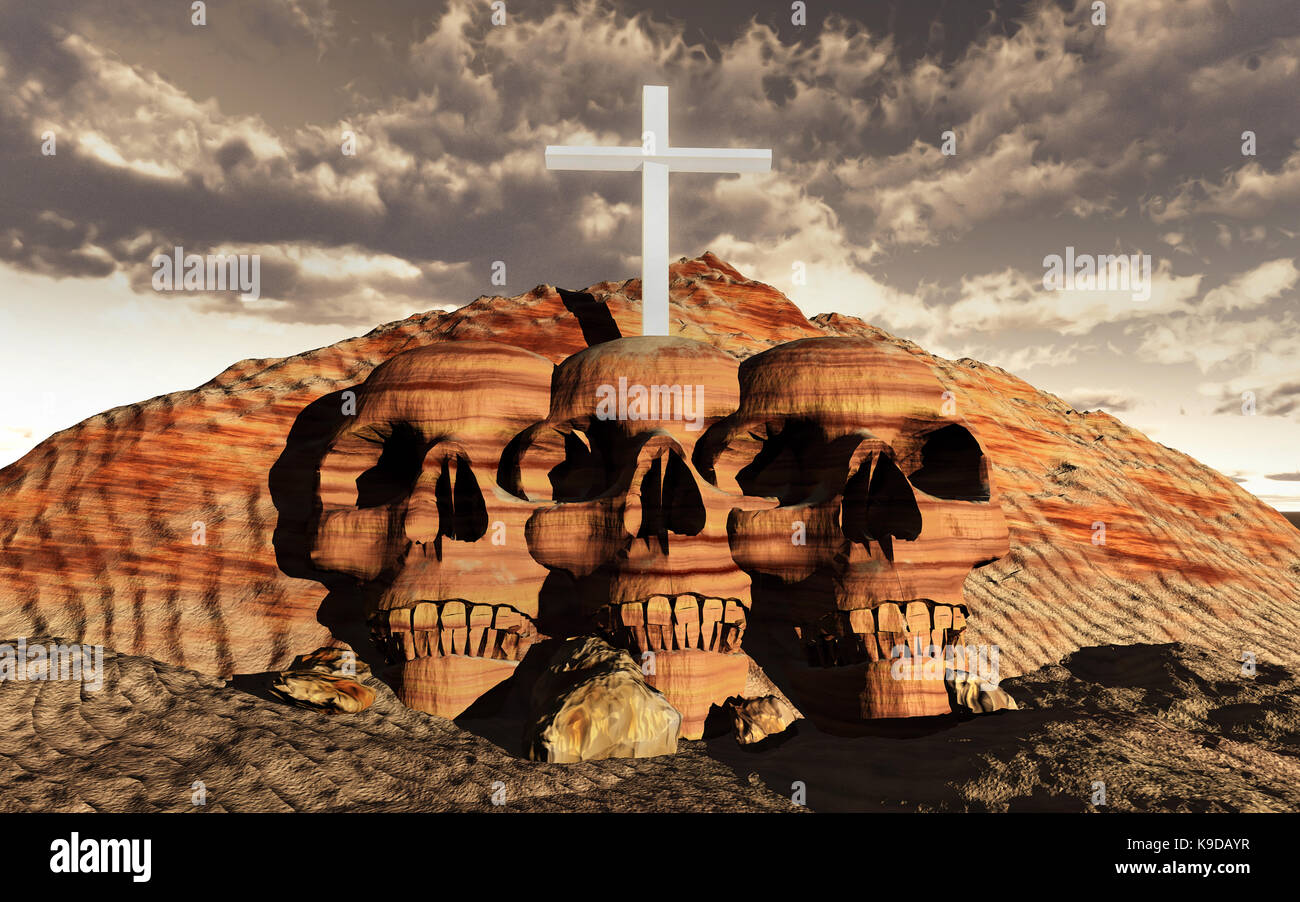 Crucifixion by the romans at calvary hi-res stock photography and ...