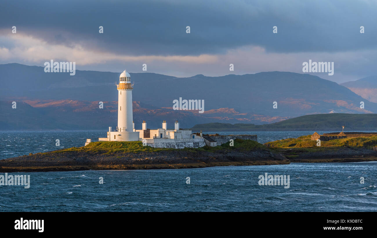 Eilean Musdile Lighthouse is on a small islet at the extreme Southern ...