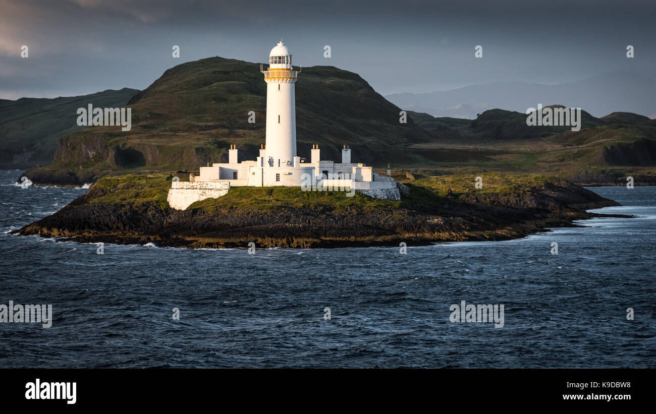 Eilean Musdile Lighthouse is on a small islet at the extreme Southern ...