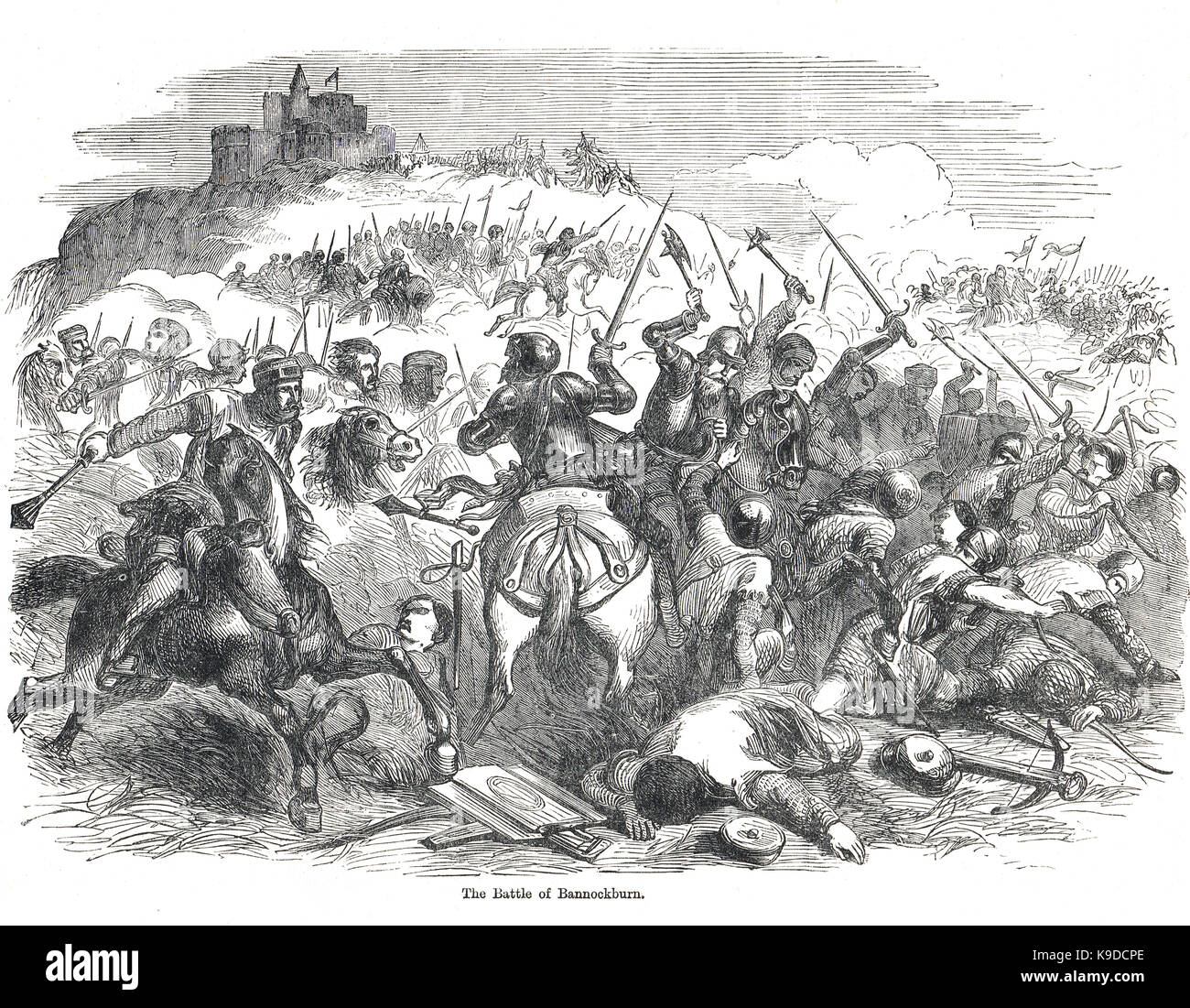 The Battle of Bannockburn, 24 June 1314 Stock Photo - Alamy