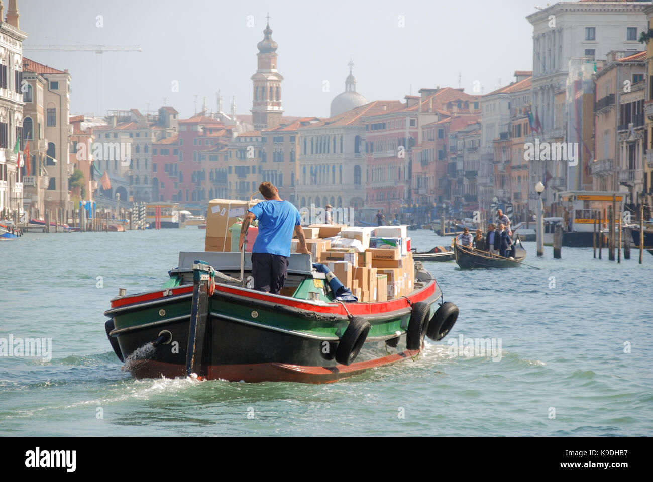 boat in venice Stock Photo - Alamy