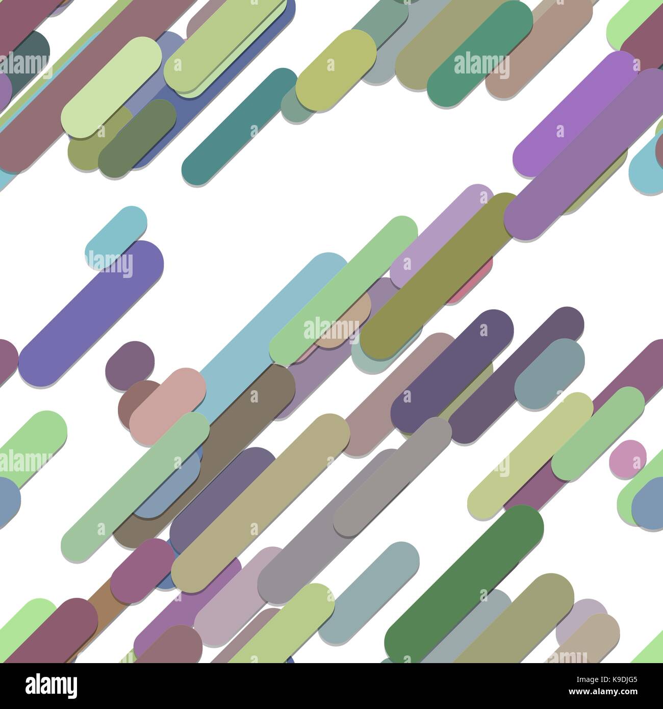 Seamless Abstract Random Rounded Diagonal Stripe Background Pattern Trendy Vector Graphic From