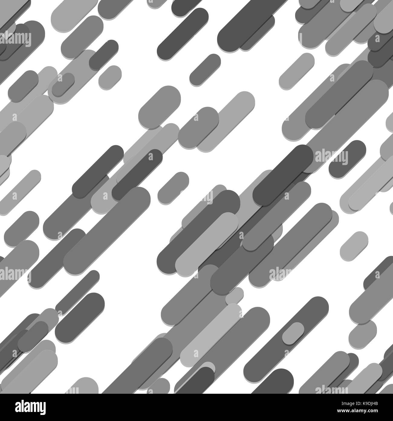 Geometrical seamless rounded diagonal stripe pattern background - vector graphic design Stock ...