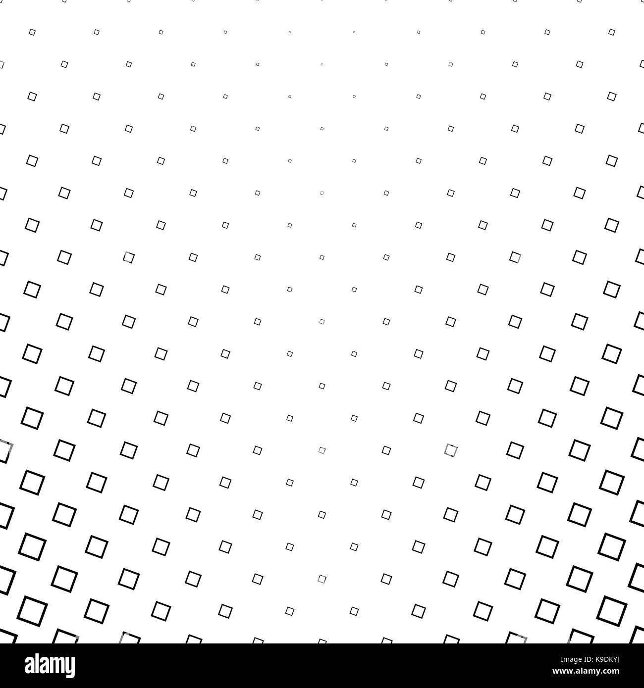 Monochrome square pattern - geometric abstract vector background from angular squares Stock ...