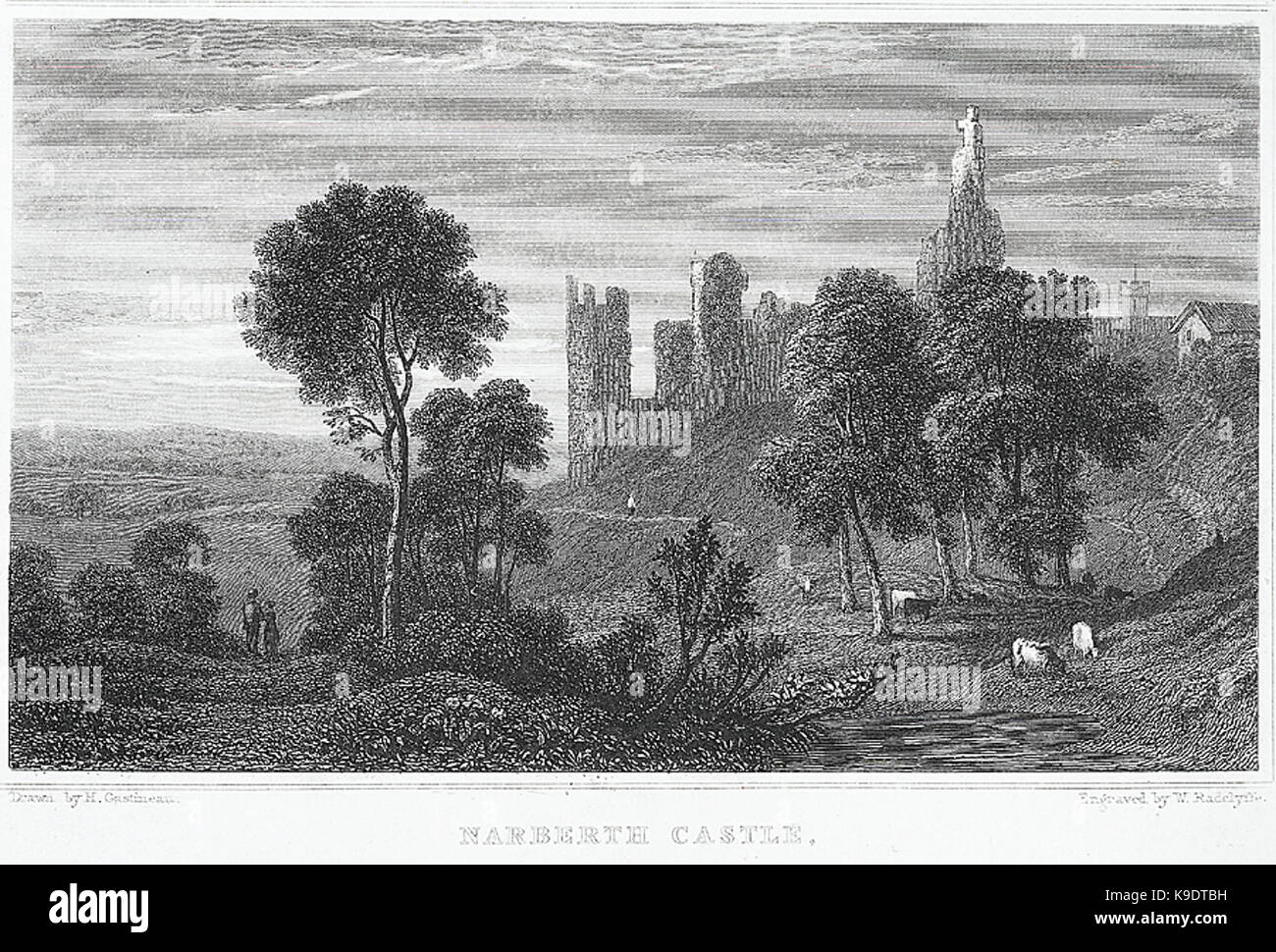 Narberth Castle, Pembrokeshire Stock Photo - Alamy