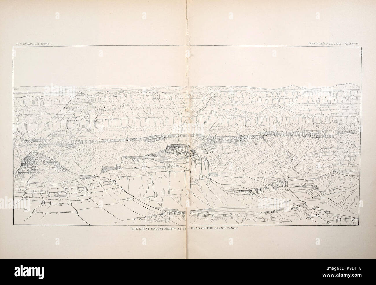 Geological map of the united states old hi-res stock photography and ...