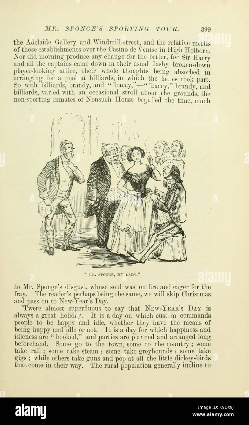 Mr. Sponge's sporting tour (Page 399) BHL21012428 Stock Photo - Alamy
