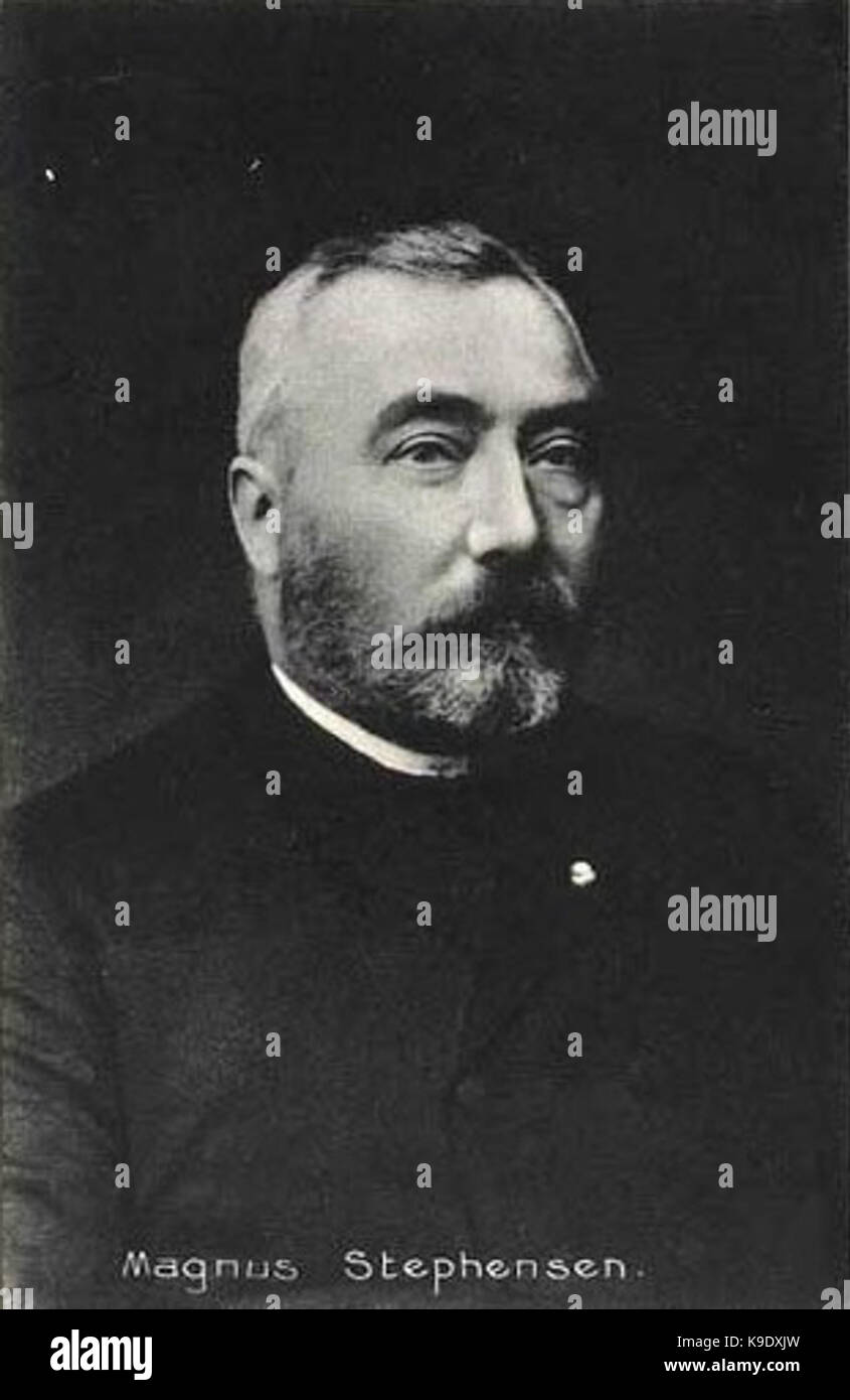 Magnus Stephensen 1836 1917 Stock Photo - Alamy