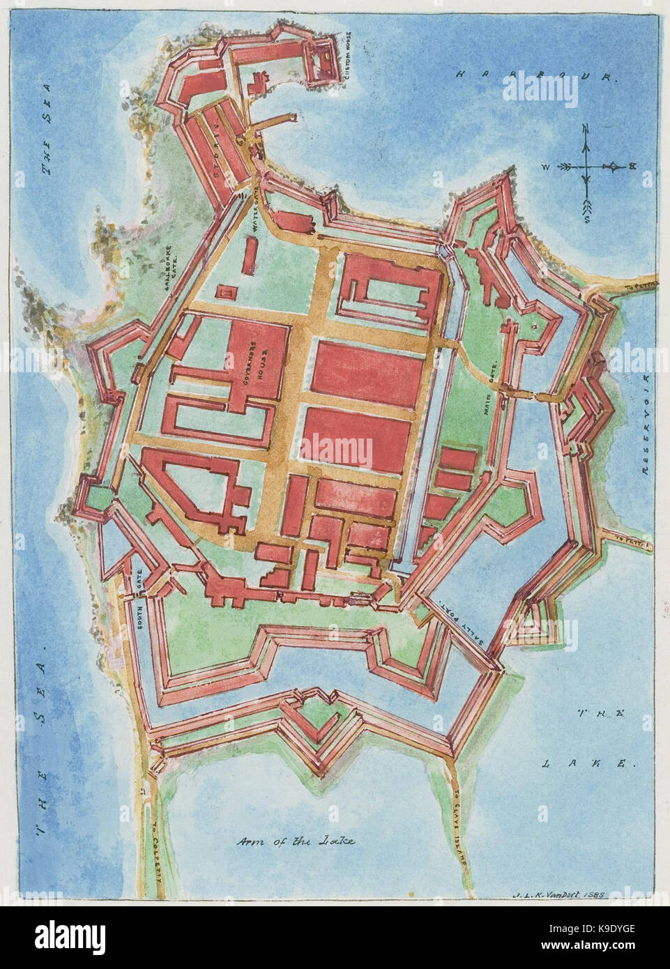 Colombo map hi-res stock photography and images - Alamy