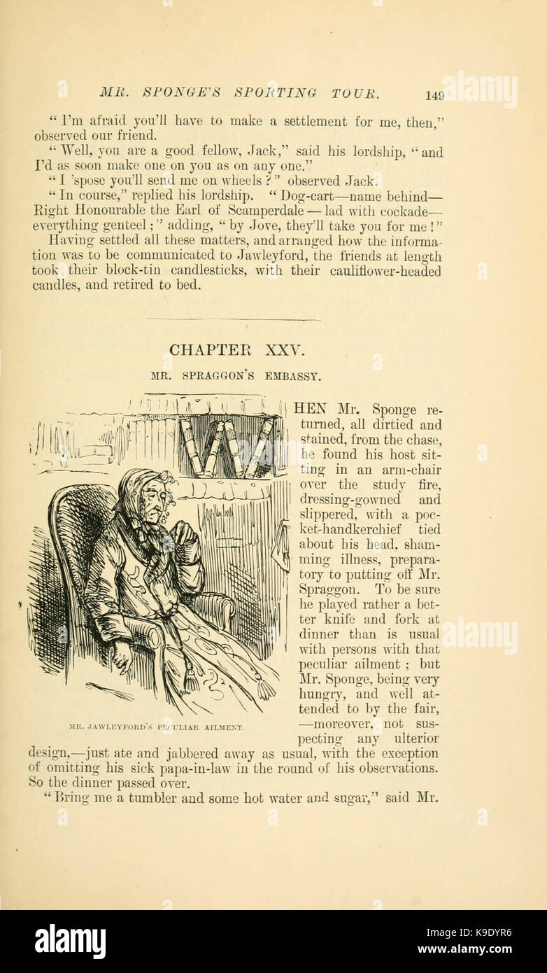 Mr. Sponge's sporting tour (Page 149) BHL25265171 Stock Photo - Alamy