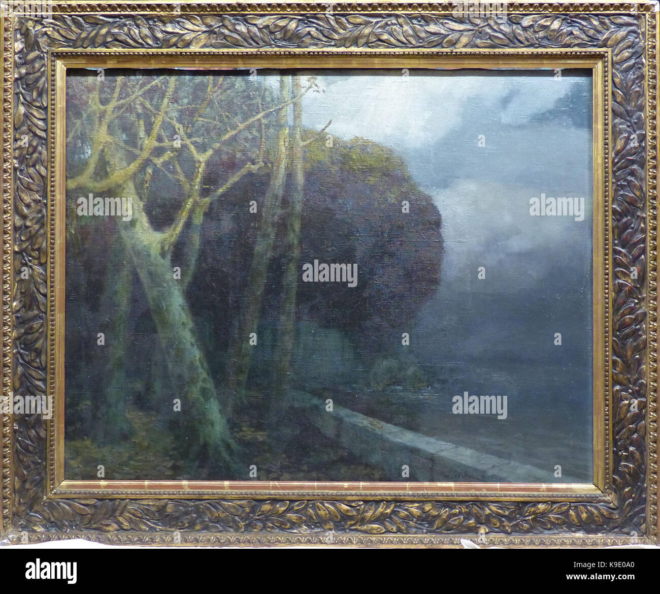 Max Frey, Uferlandschaft 1901 Stock Photo - Alamy