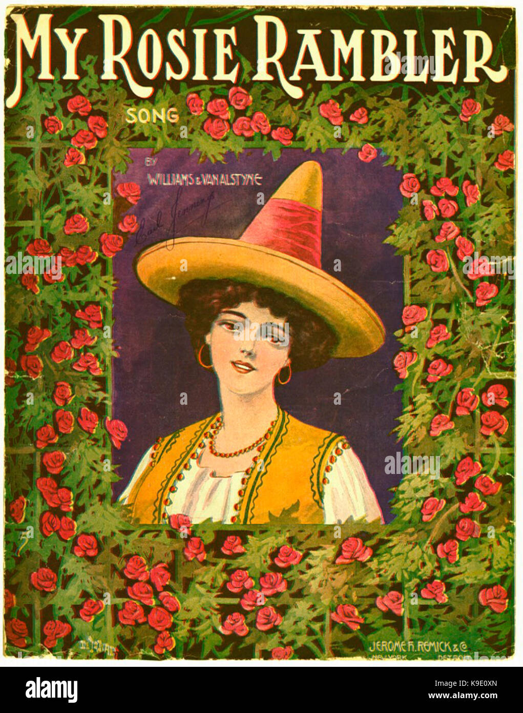 My Rosie rambler 1908 Stock Photo - Alamy