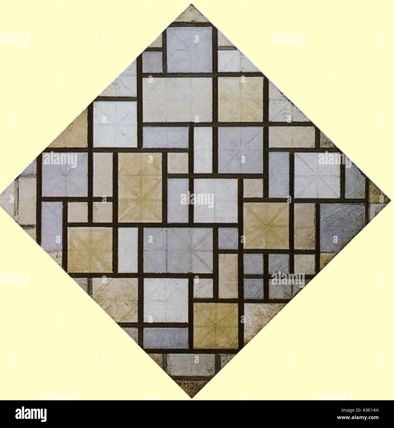 Mondrian composition hi-res stock photography and images - Alamy