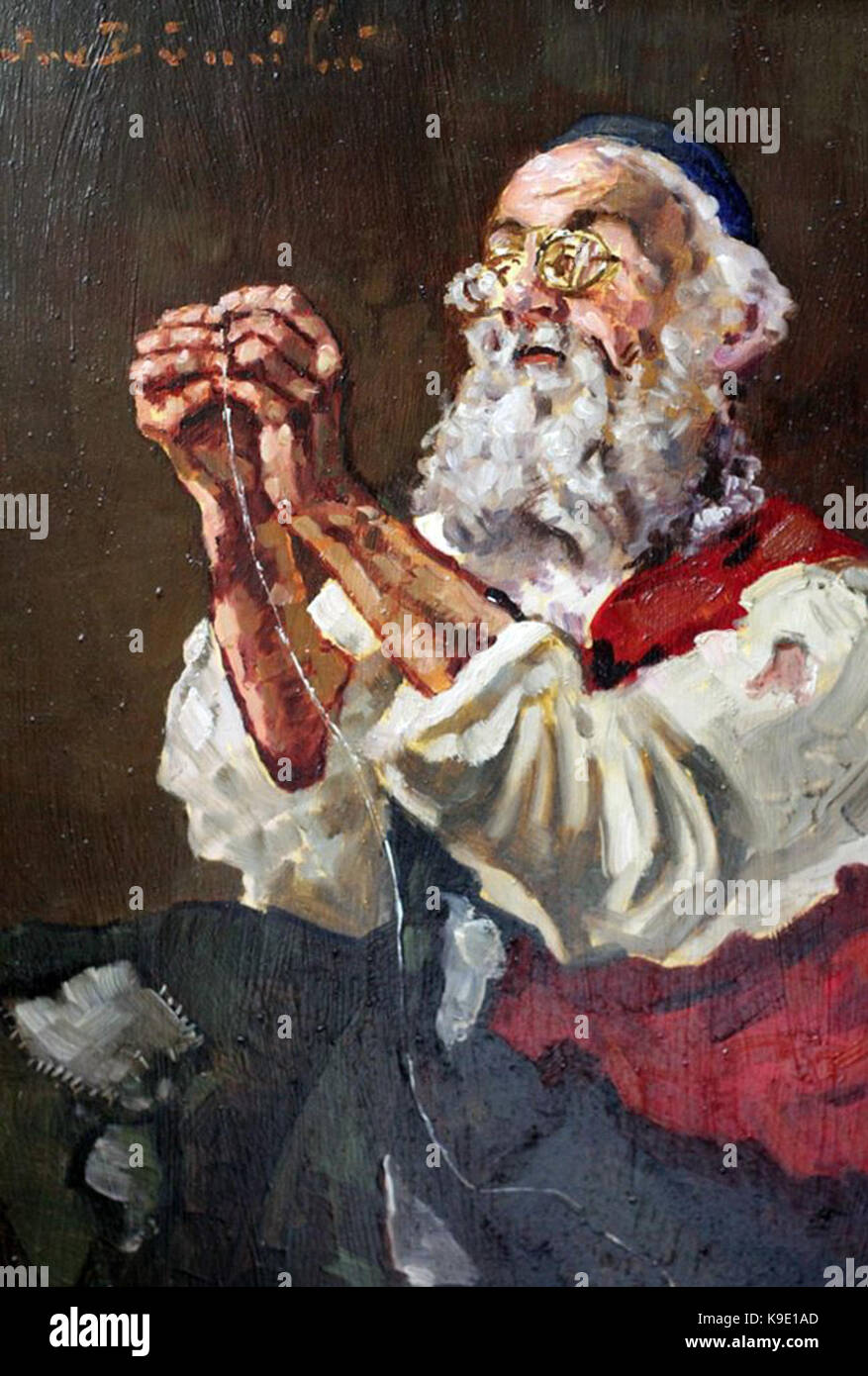 Octav Bancila Portret de batran Stock Photo - Alamy