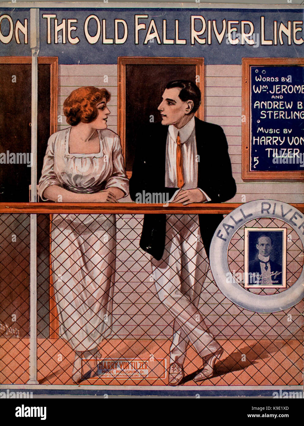 On the Old Fall River Line 1913 Stock Photo - Alamy