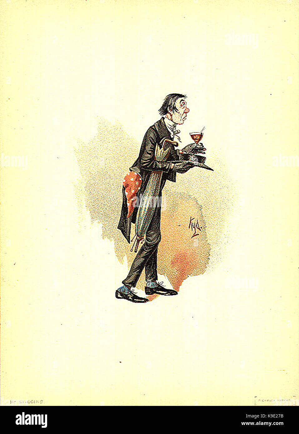 Mr Stiggins 1889 Dickens The Pickwick Papers character by Kyd (Joseph ...