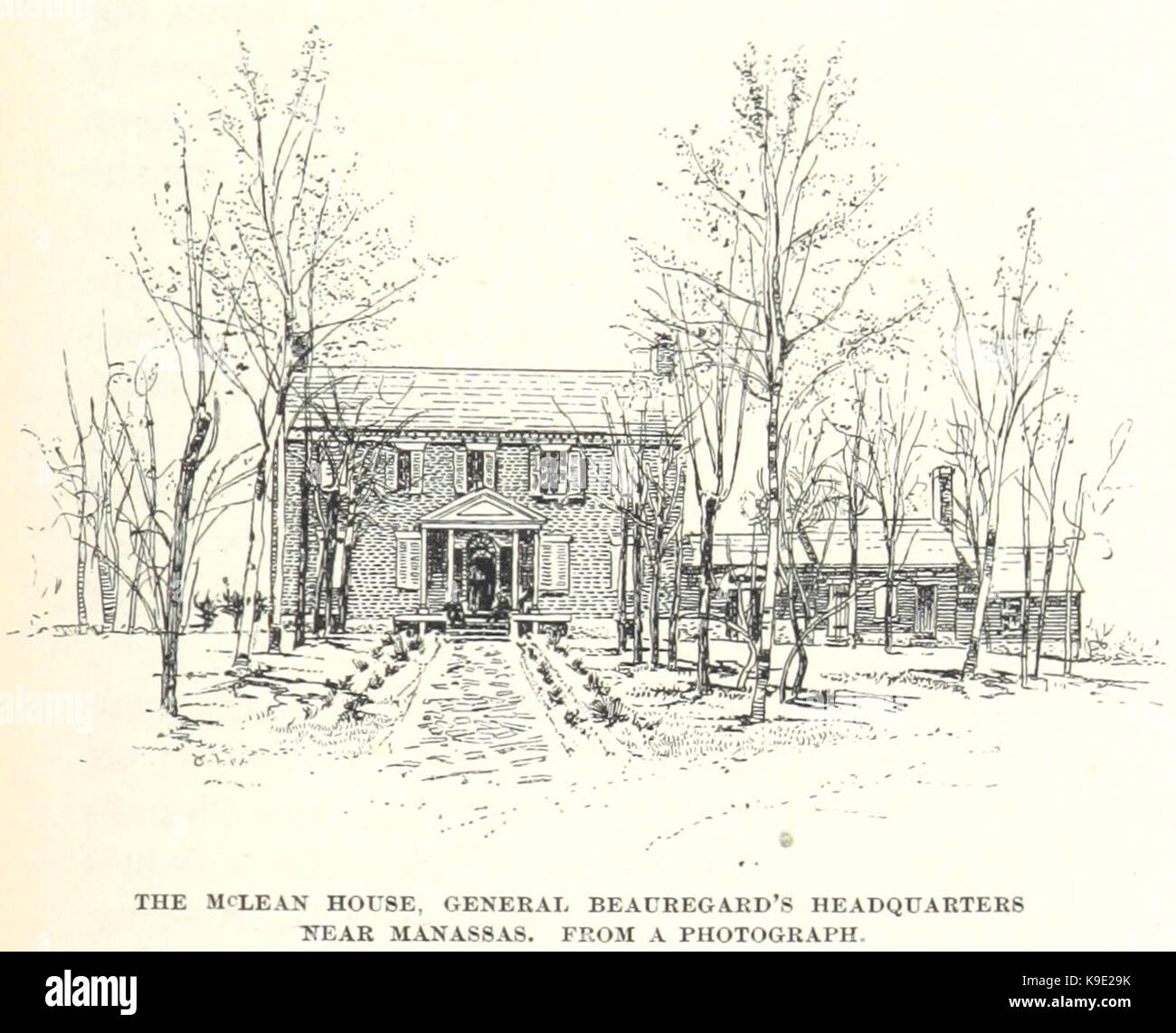 McLean House, Manassas Stock Photo - Alamy