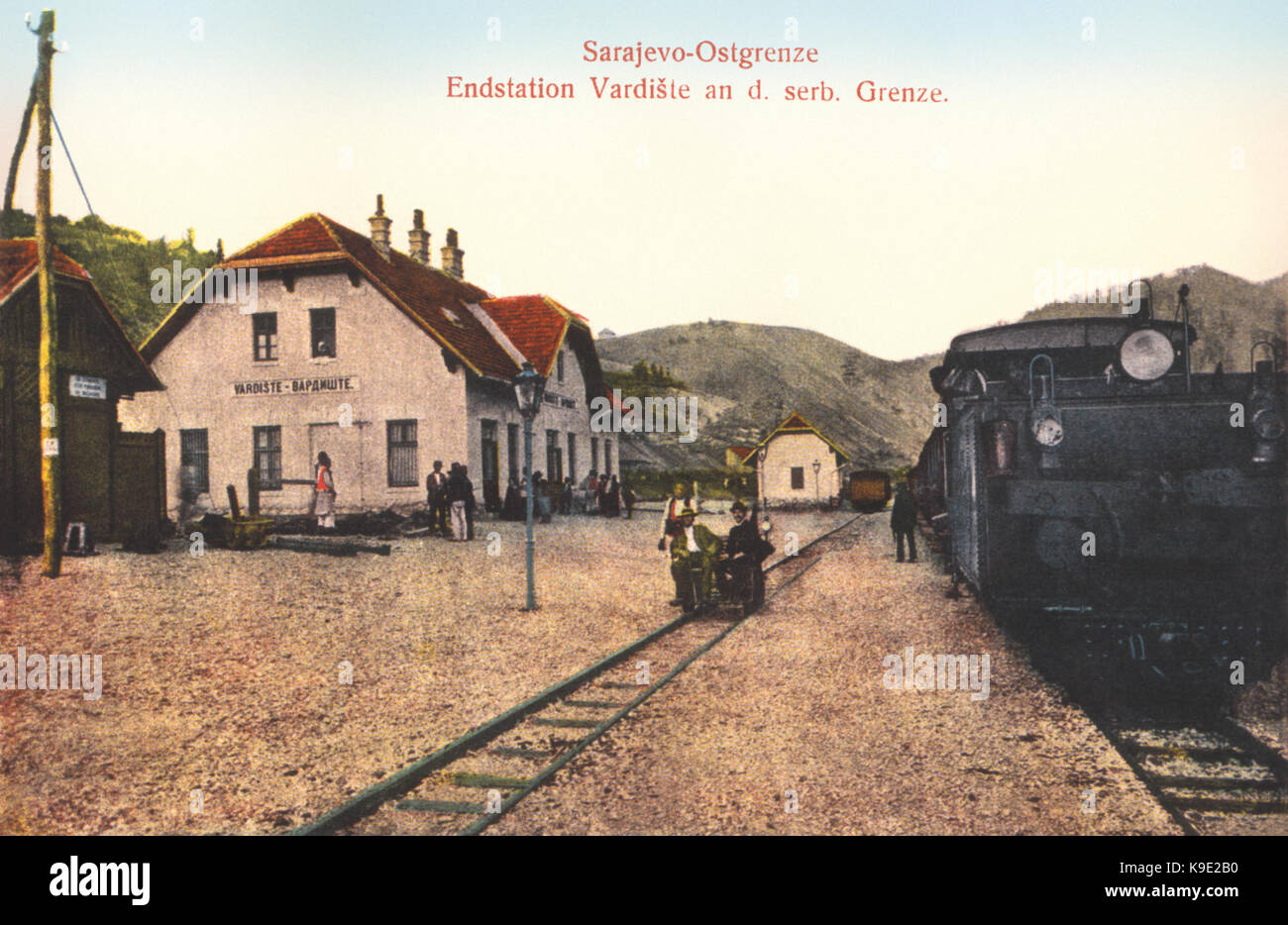 Narrow Gauge Railway Ostbahn Station Vardiste Stock Photo - Alamy