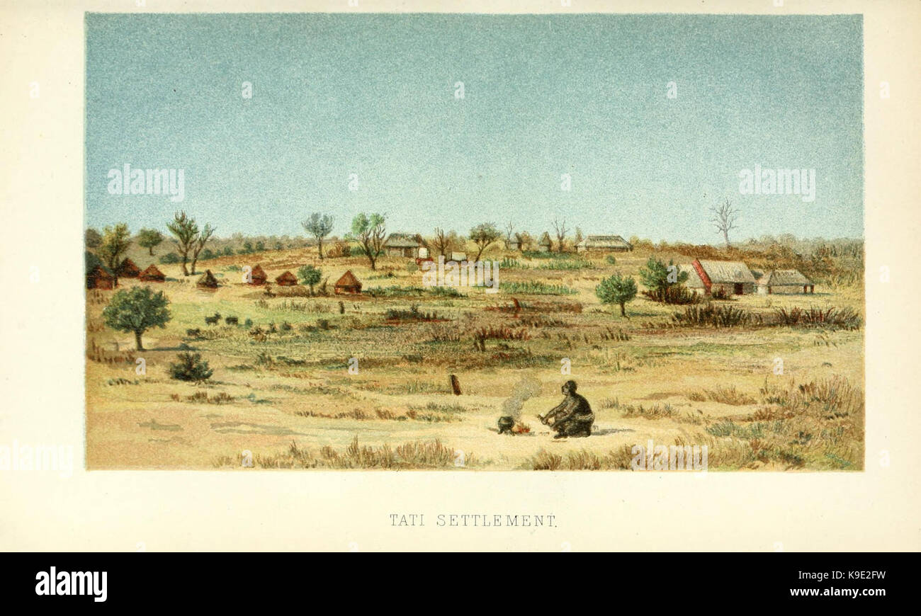 Matabele land and the Victoria Falls (Plate 4) (6895834142 Stock Photo ...