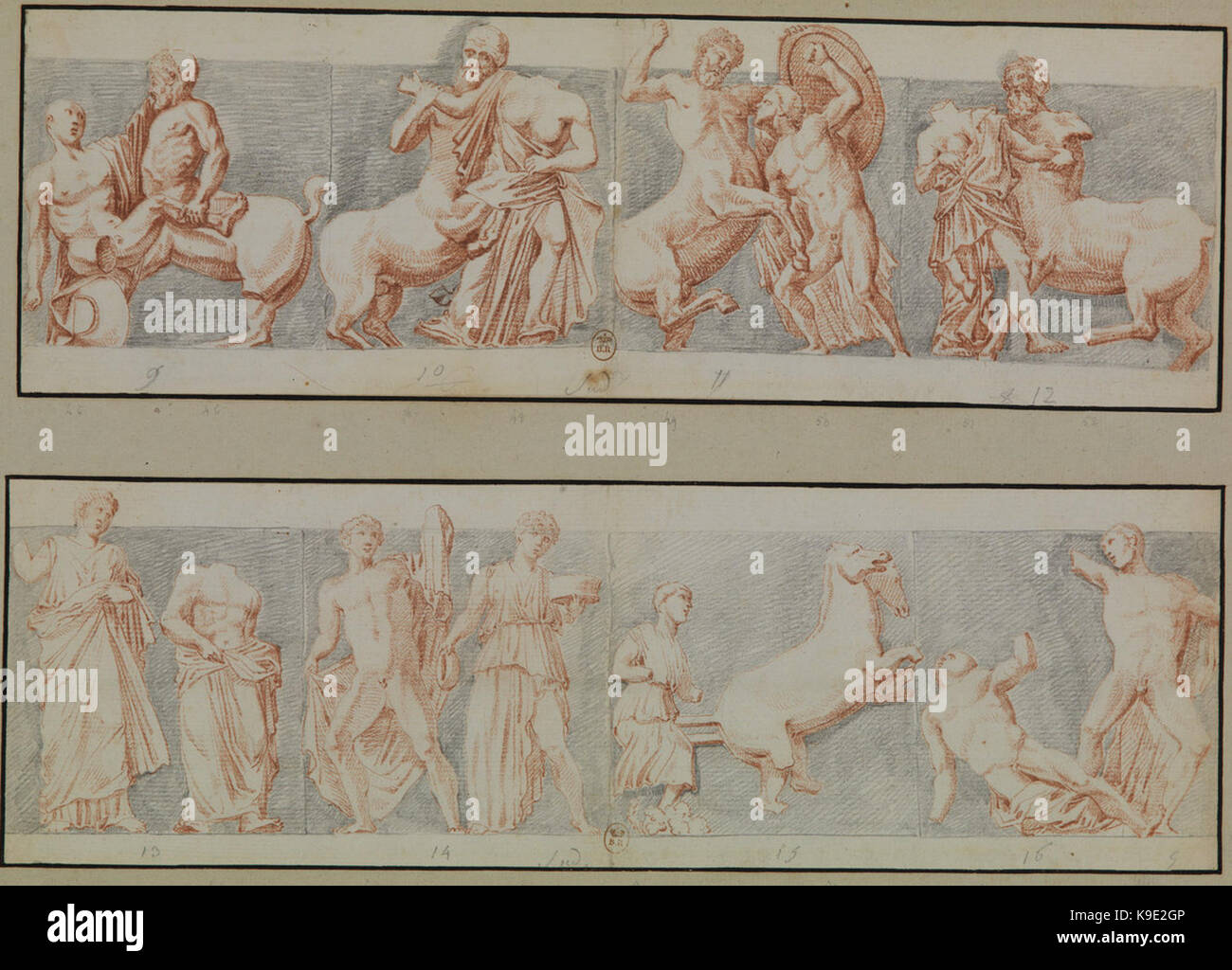 Metopes south 9 16 Stock Photo - Alamy