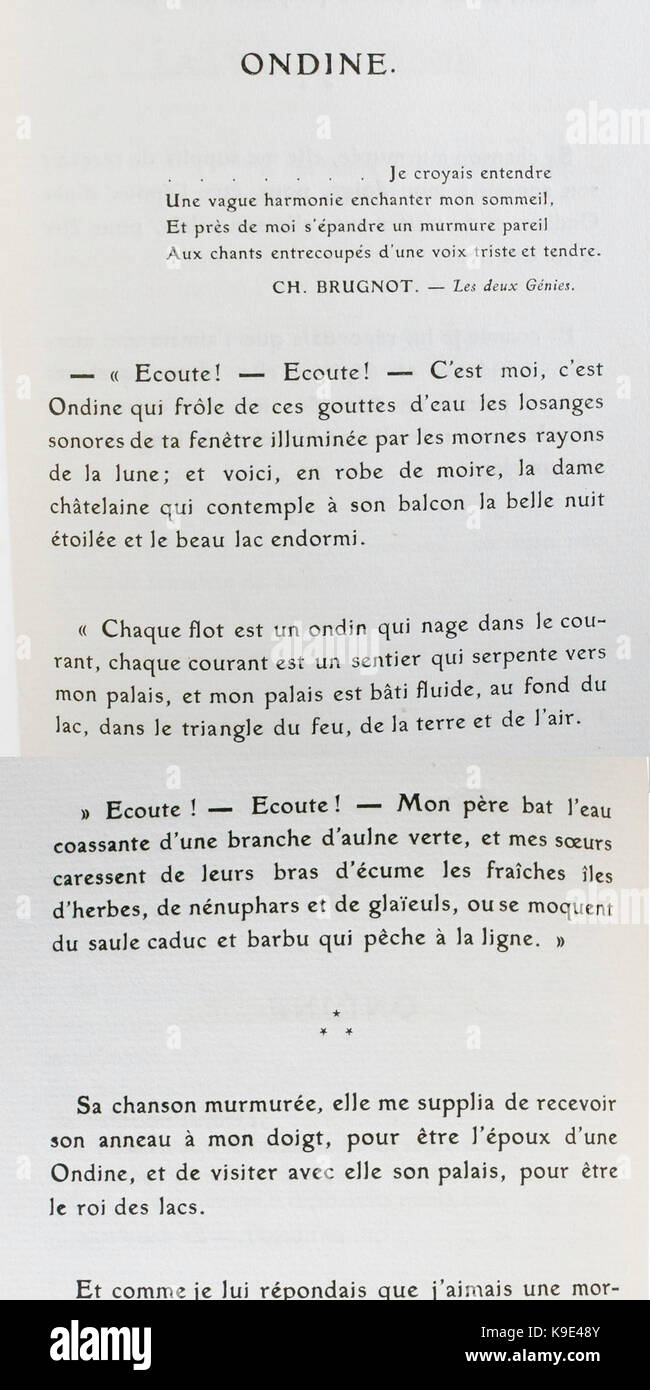 Ondine nymph hi-res stock photography and images - Alamy