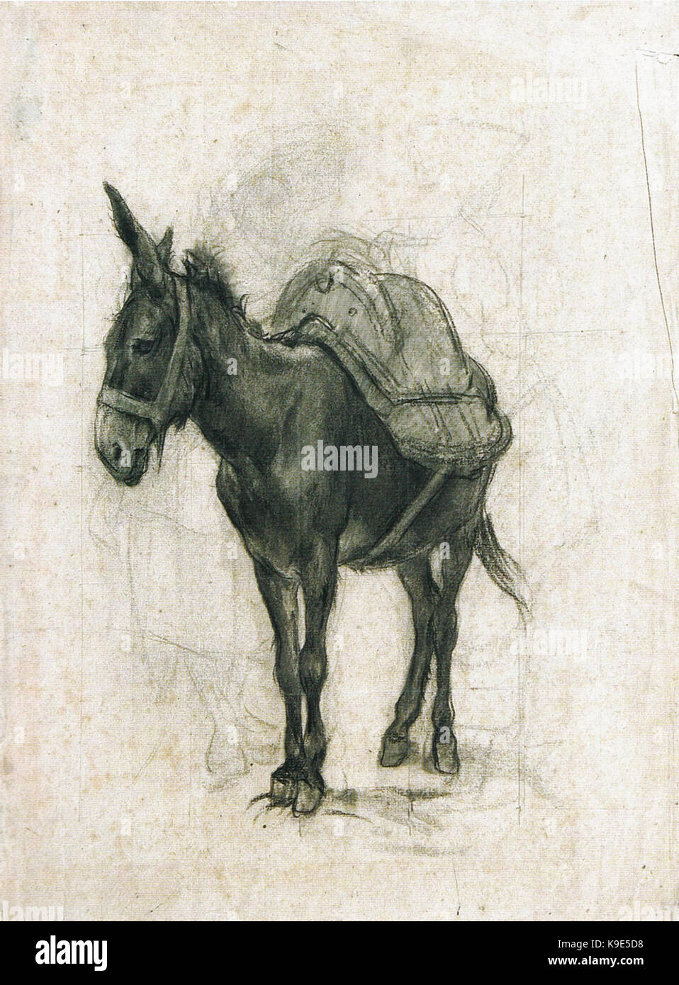 Nicolae Grigorescu Magar cu samar Stock Photo - Alamy