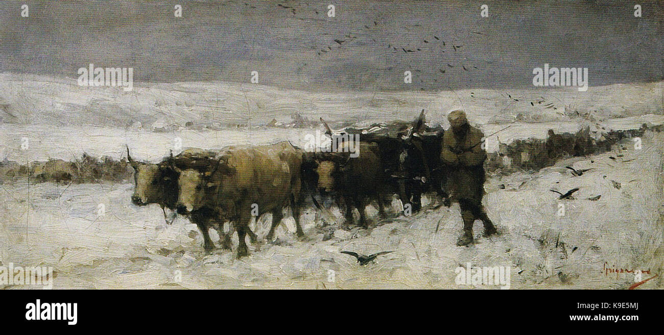 Nicolae Grigorescu Care cu provizii Stock Photo - Alamy