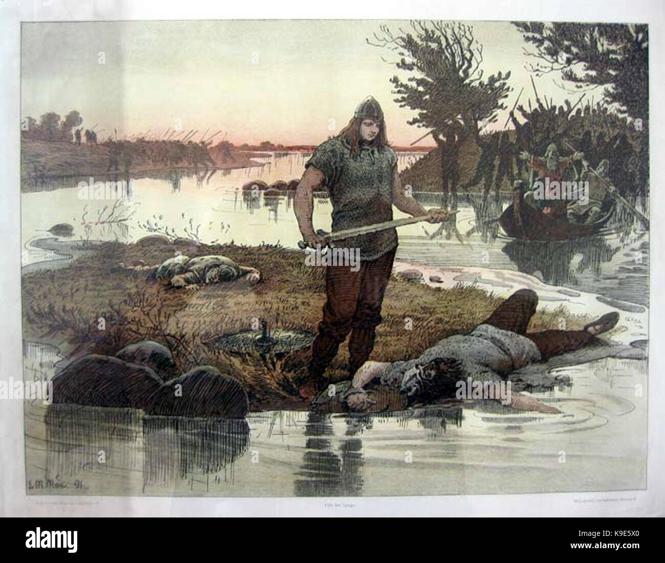 Offa, the 8th century king of mercia hi-res stock photography and ...