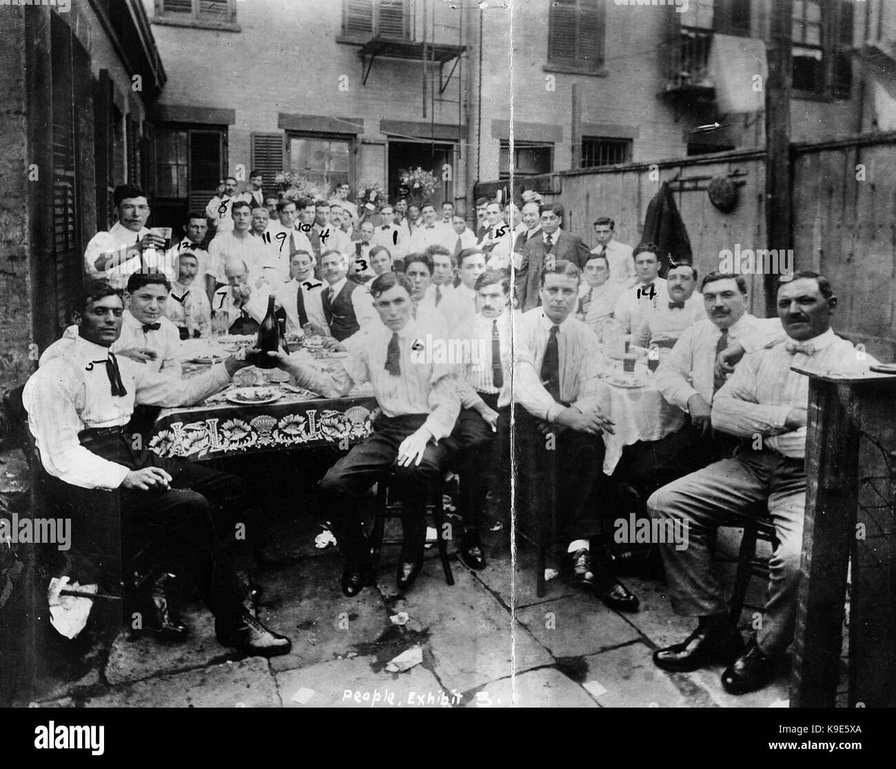 Navy street gang Stock Photo - Alamy
