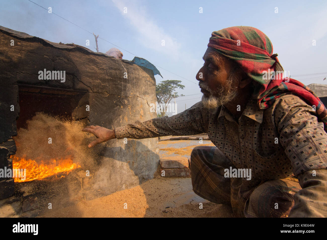Paddy processing hi-res stock photography and images - Alamy